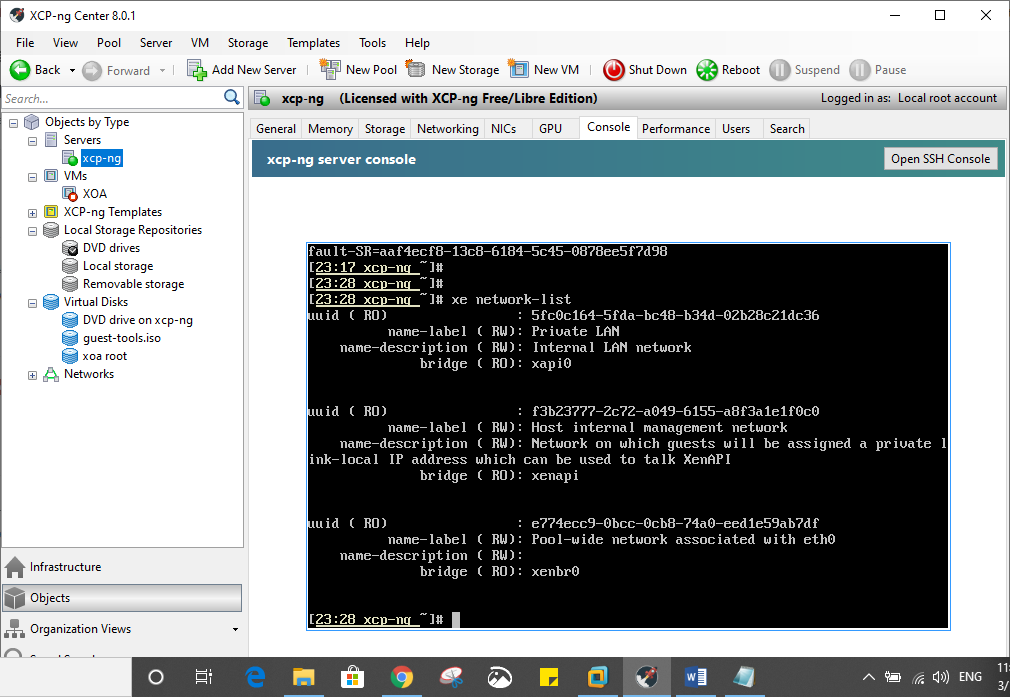 XOA Error when installing | XCP-ng and XO forum